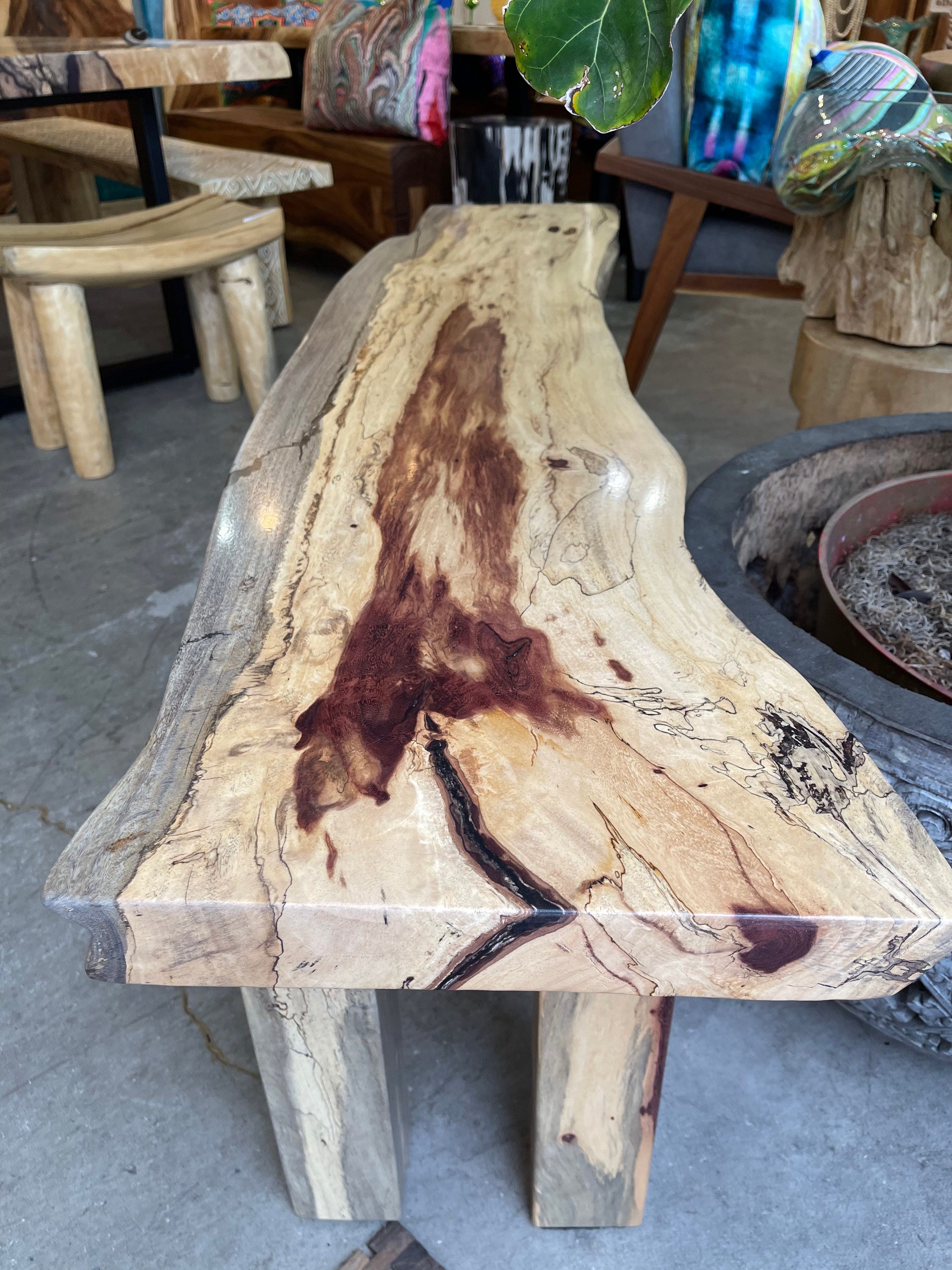 EXAMPLE Tamarind Wood Bench - Etsy