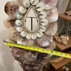 Multicolored Purple Tint Seashell Necklace Sculpture - Etsy