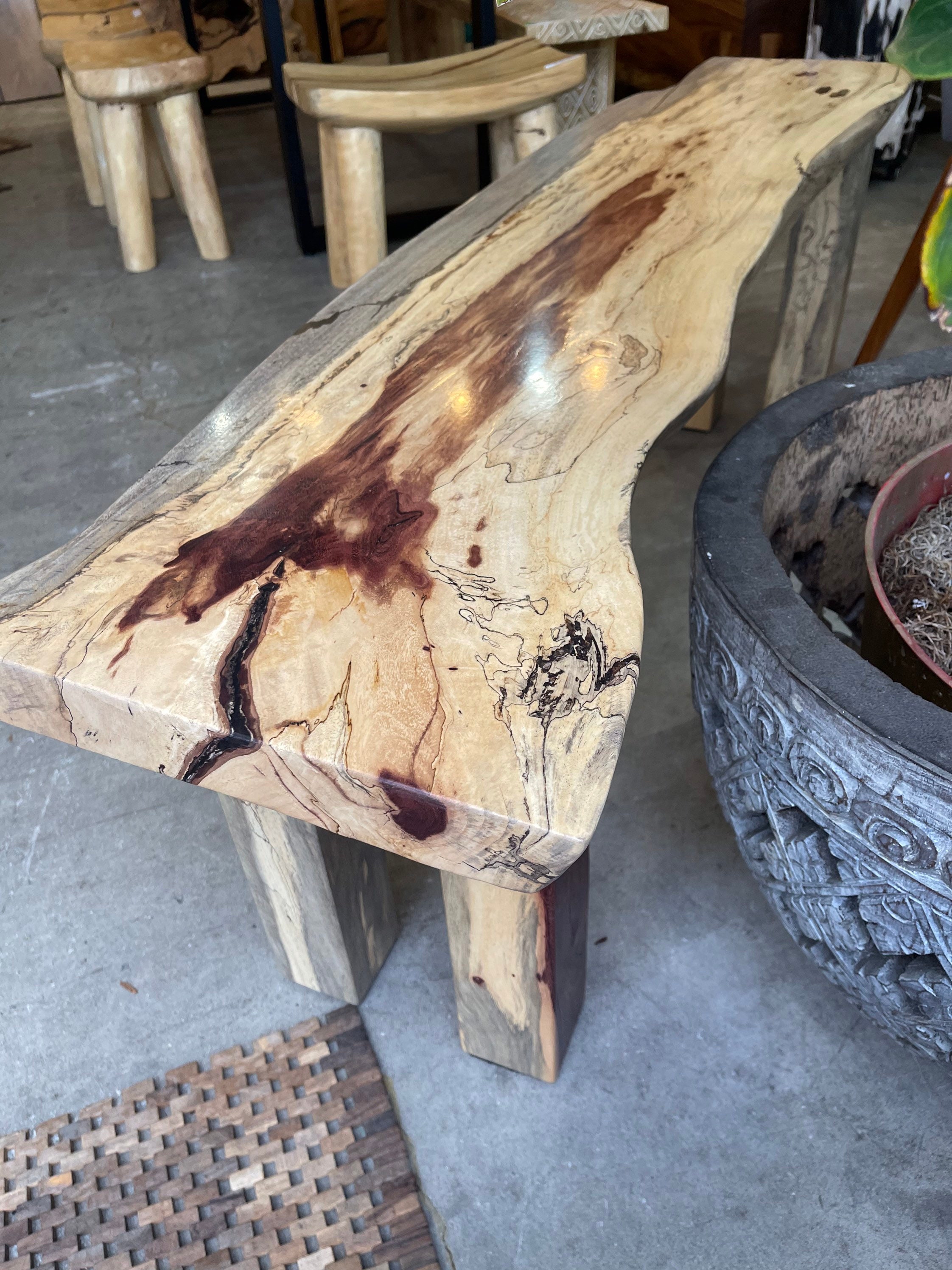 EXAMPLE Tamarind Wood Bench - Etsy