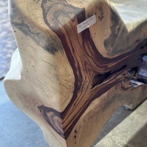 Hand Shaped Organic Single Person Bench - Etsy