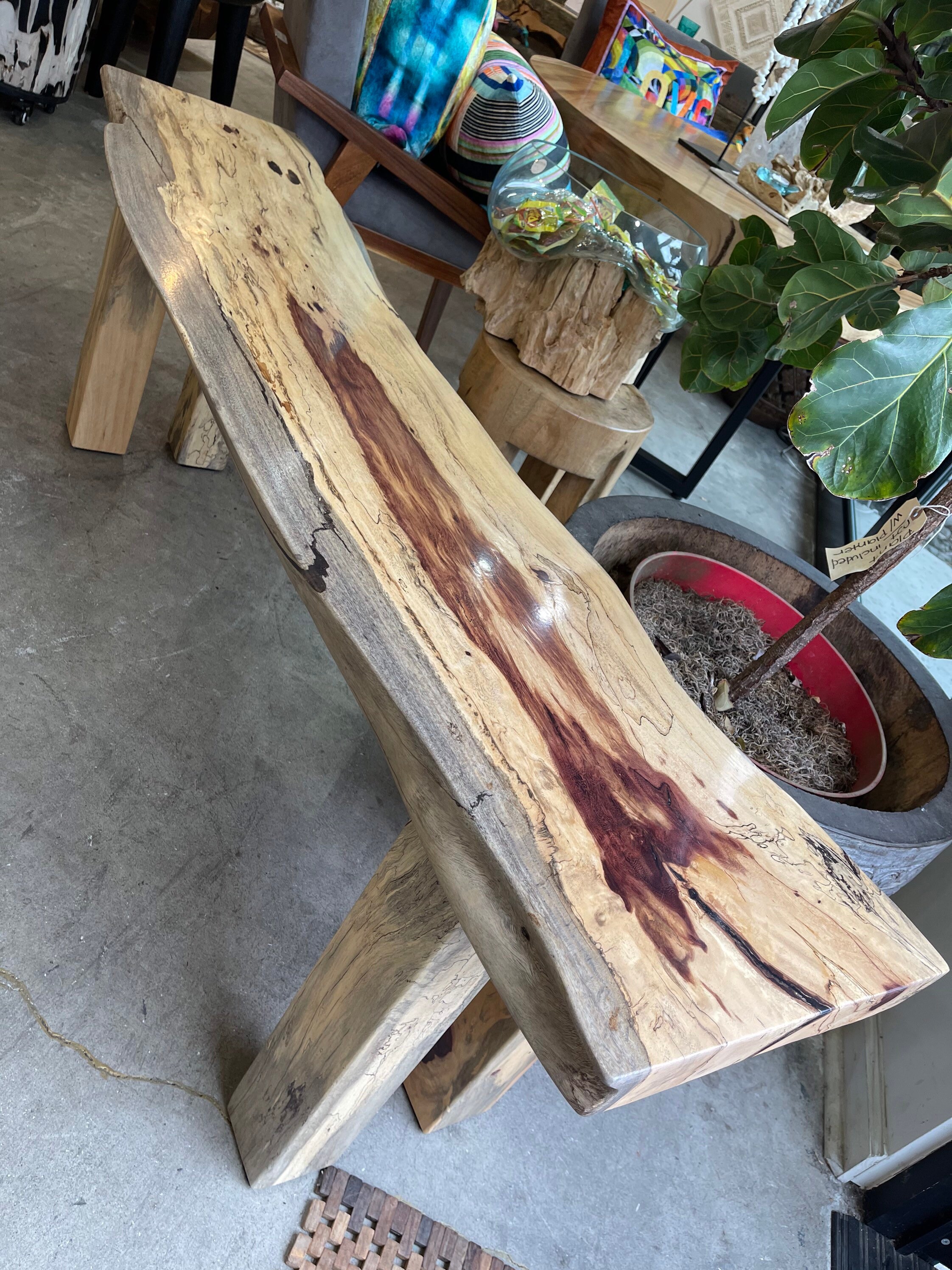 EXAMPLE Tamarind Wood Bench - Etsy