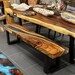 72 Inch Acacia Resin River Bench - Etsy