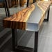 72 Inch Acacia Resin River Bench - Etsy