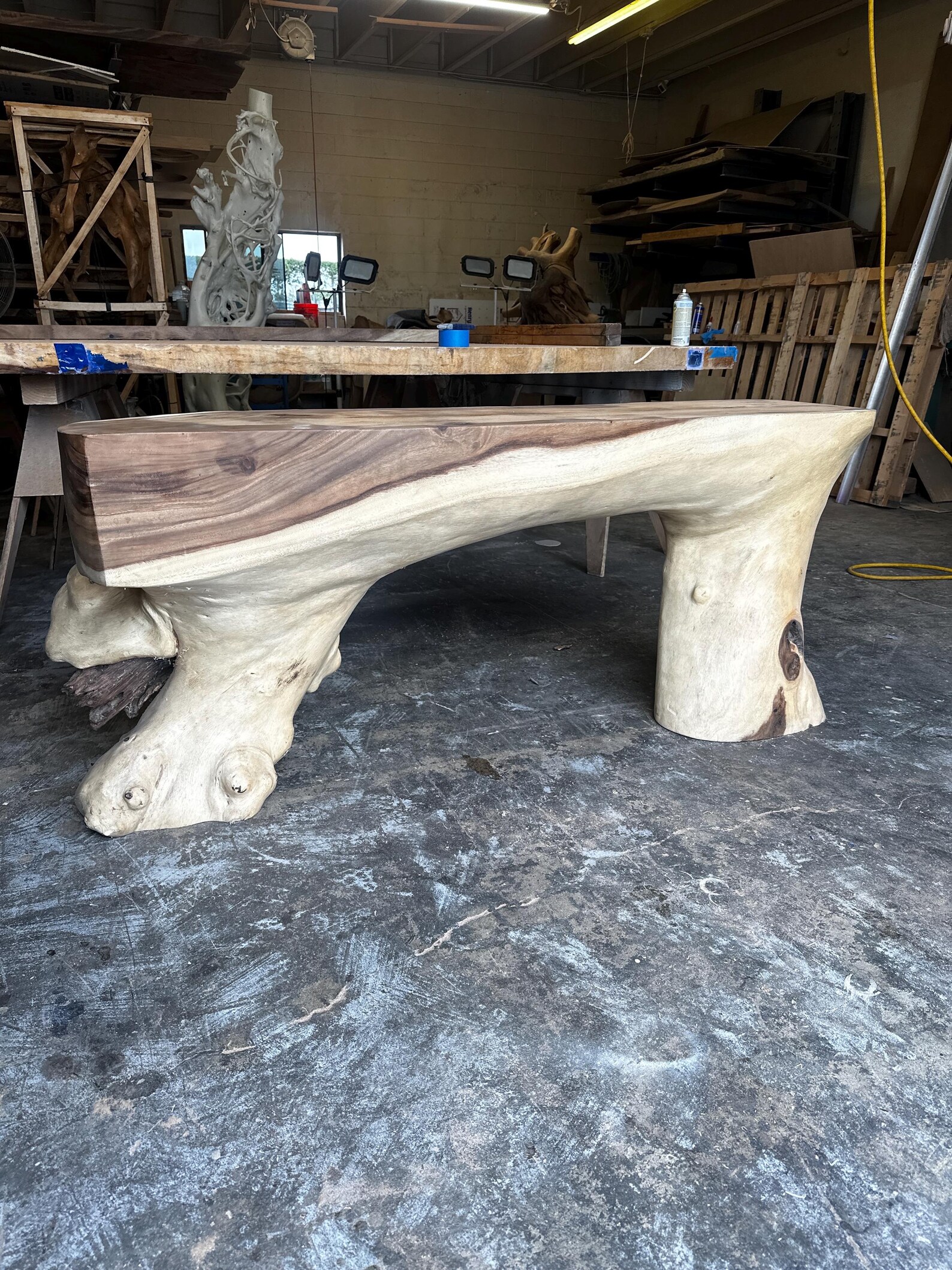 70” Acacia Root Console - Etsy