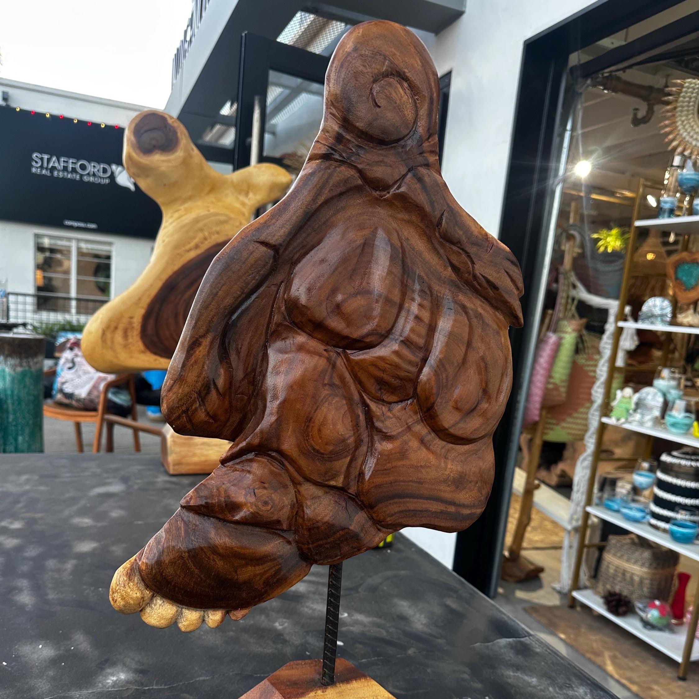 Hand Carved Acacia Sculpture - Etsy