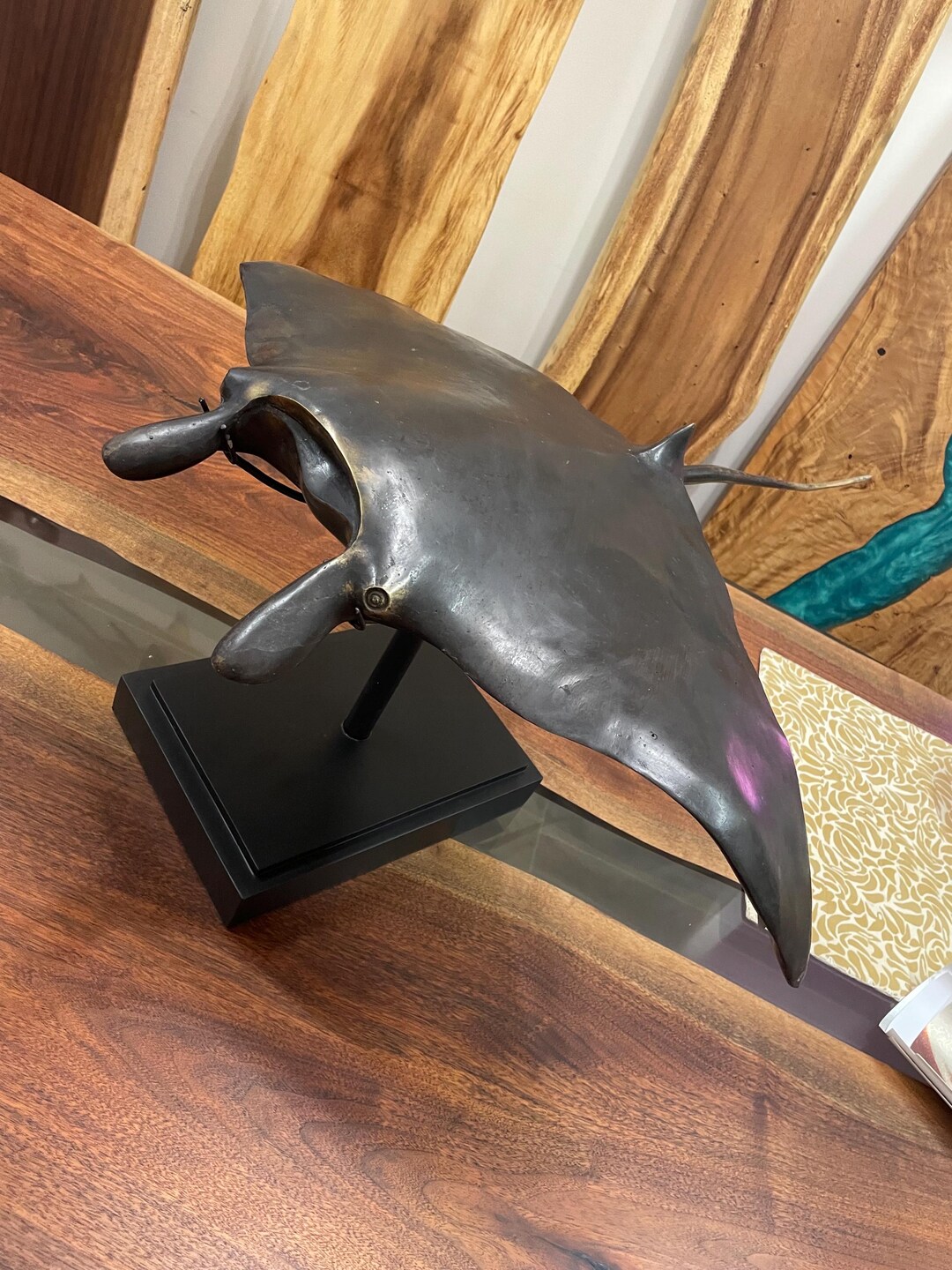 Manta Ray Sculpture - Etsy