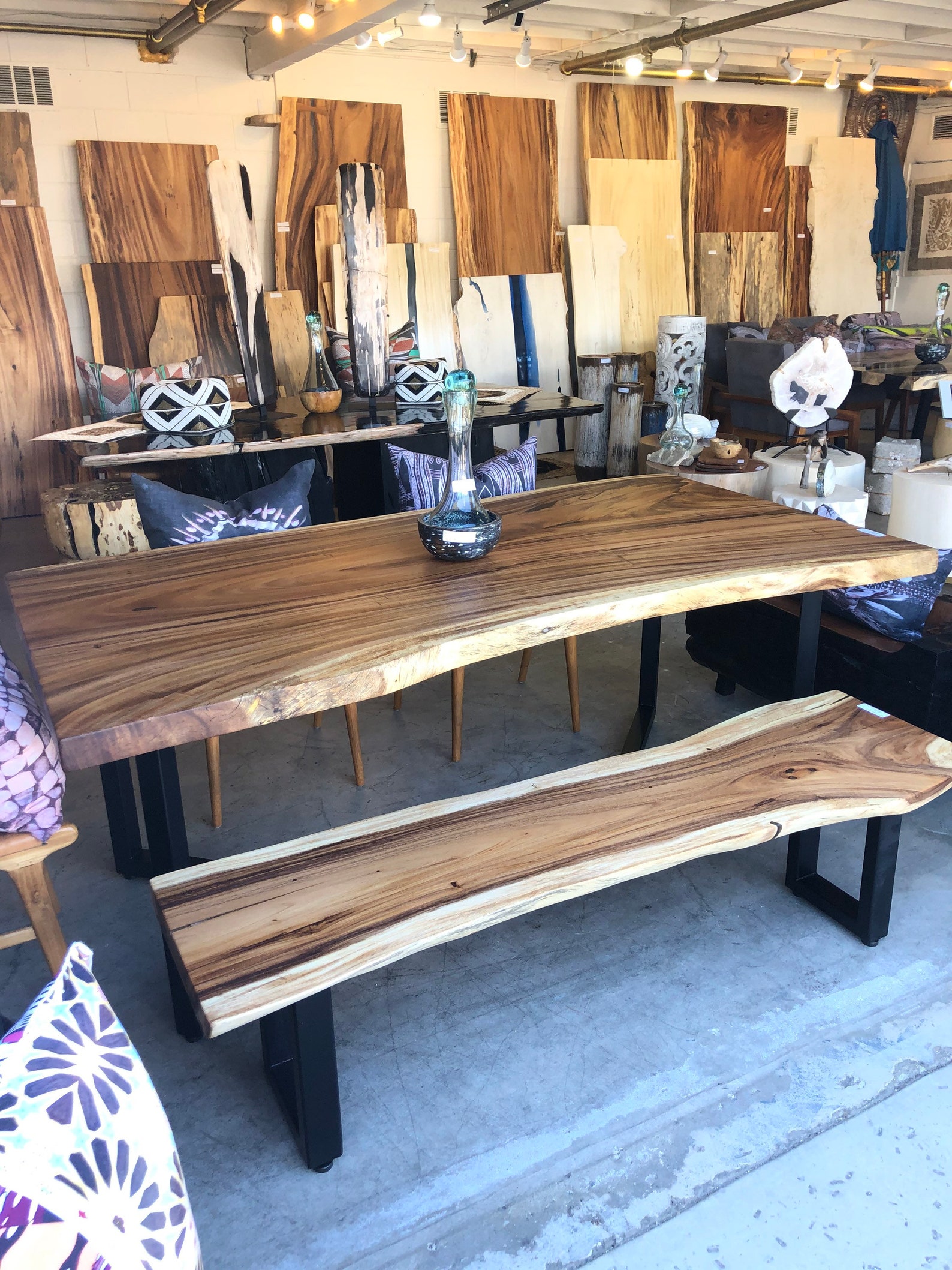 EXAMPLE - Live Edge Acacia Dining Table - Etsy