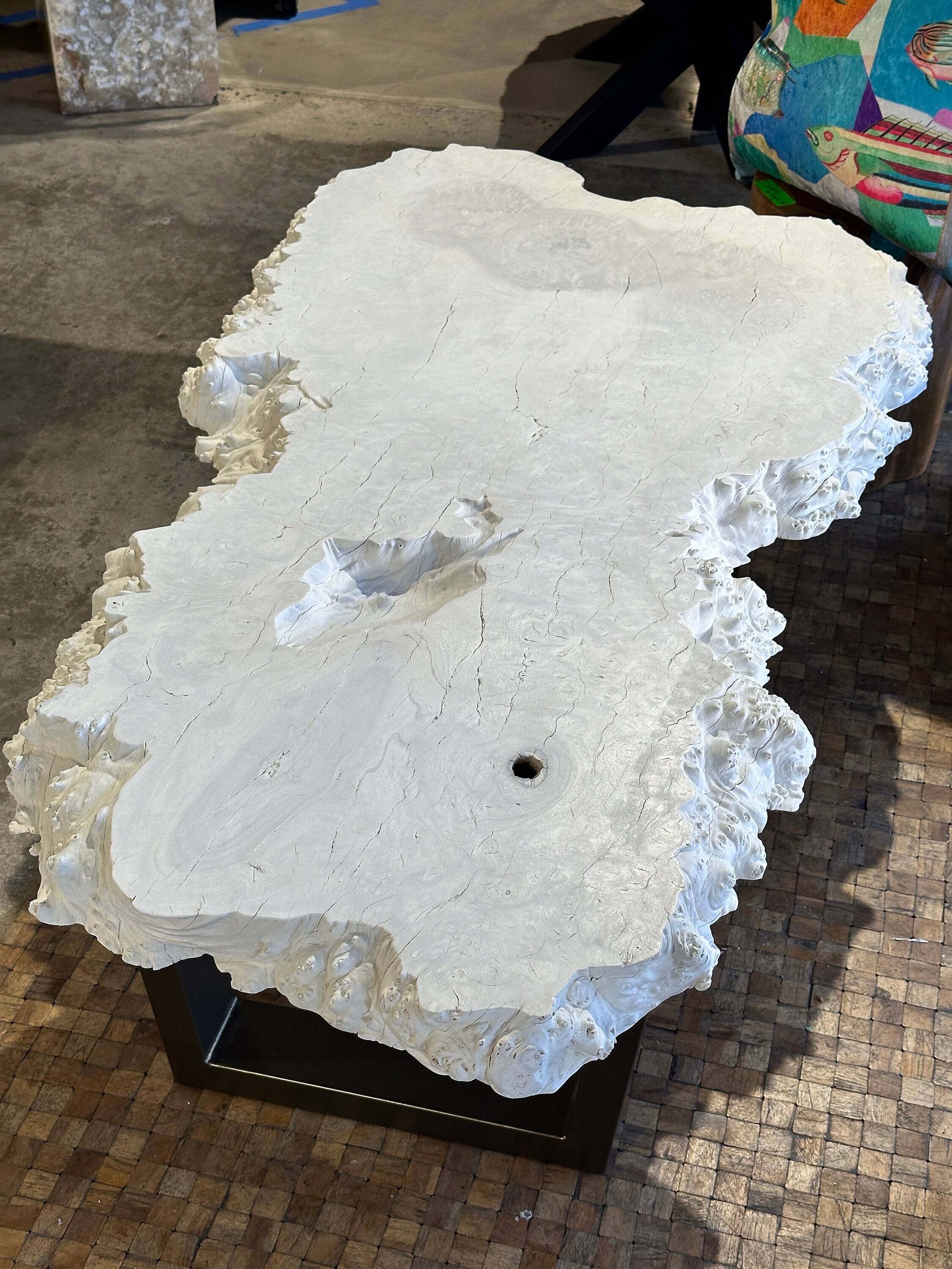 Indian Lilac Burl Wood Coffee Table - Etsy