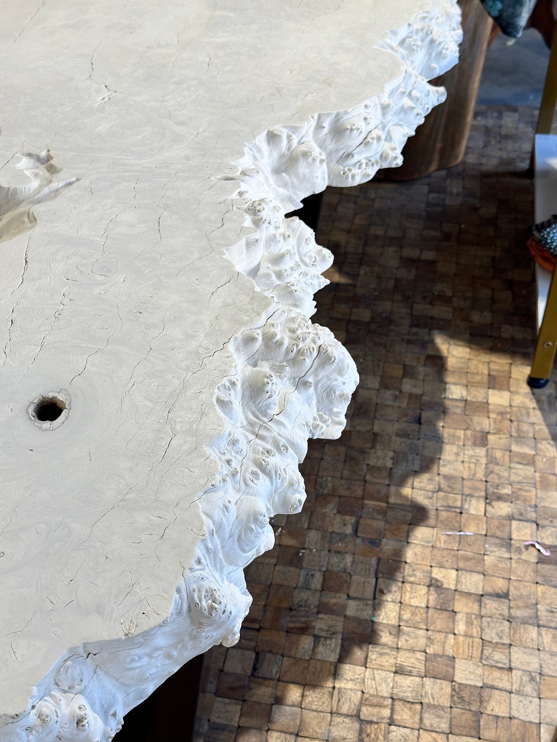 Indian Lilac Burl Wood Coffee Table - Etsy