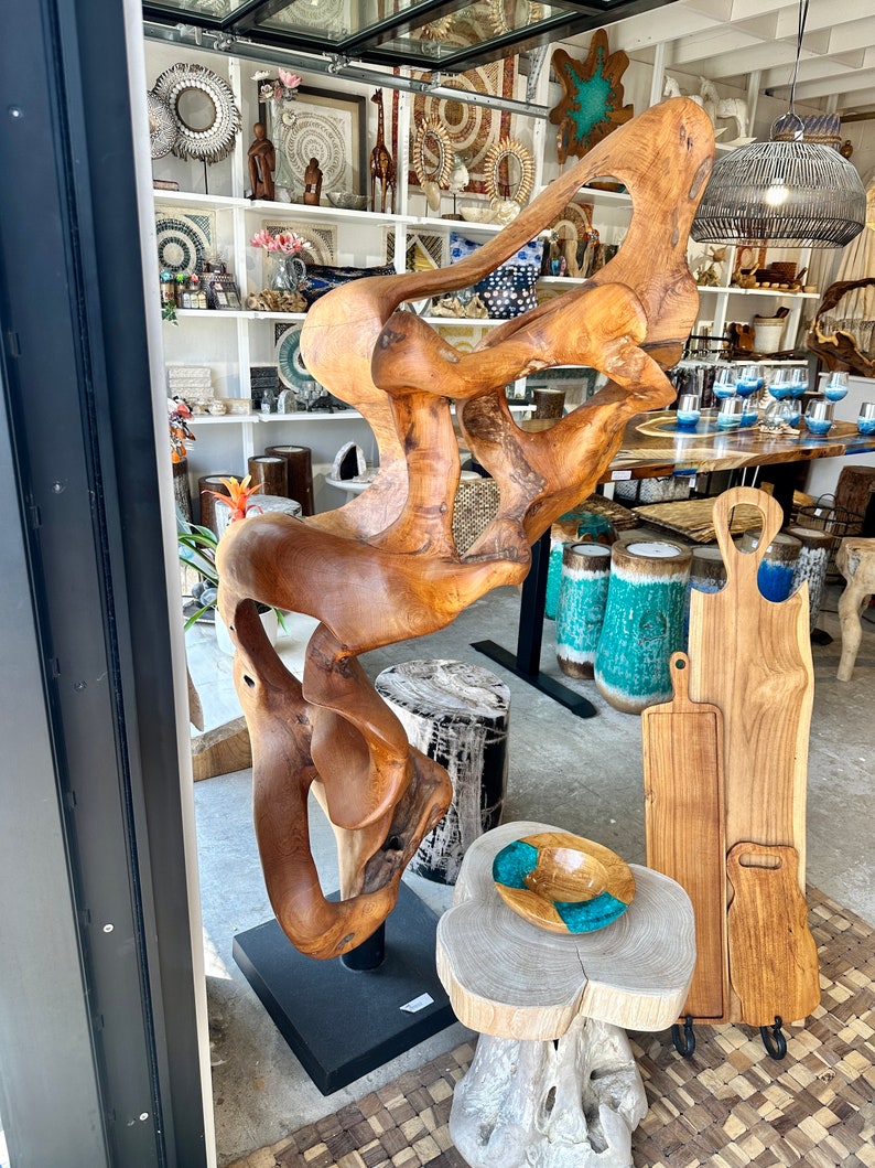 Narrow Teak Root Sculpture - Etsy