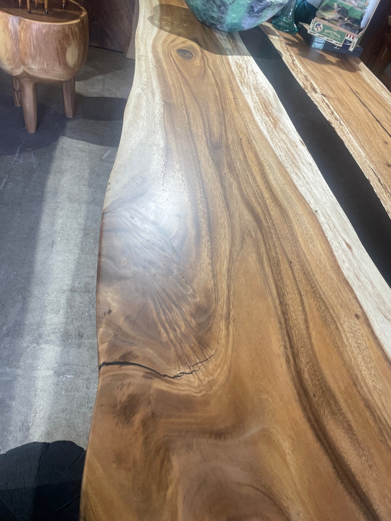 Black River Live Edge Acacia Table - Etsy