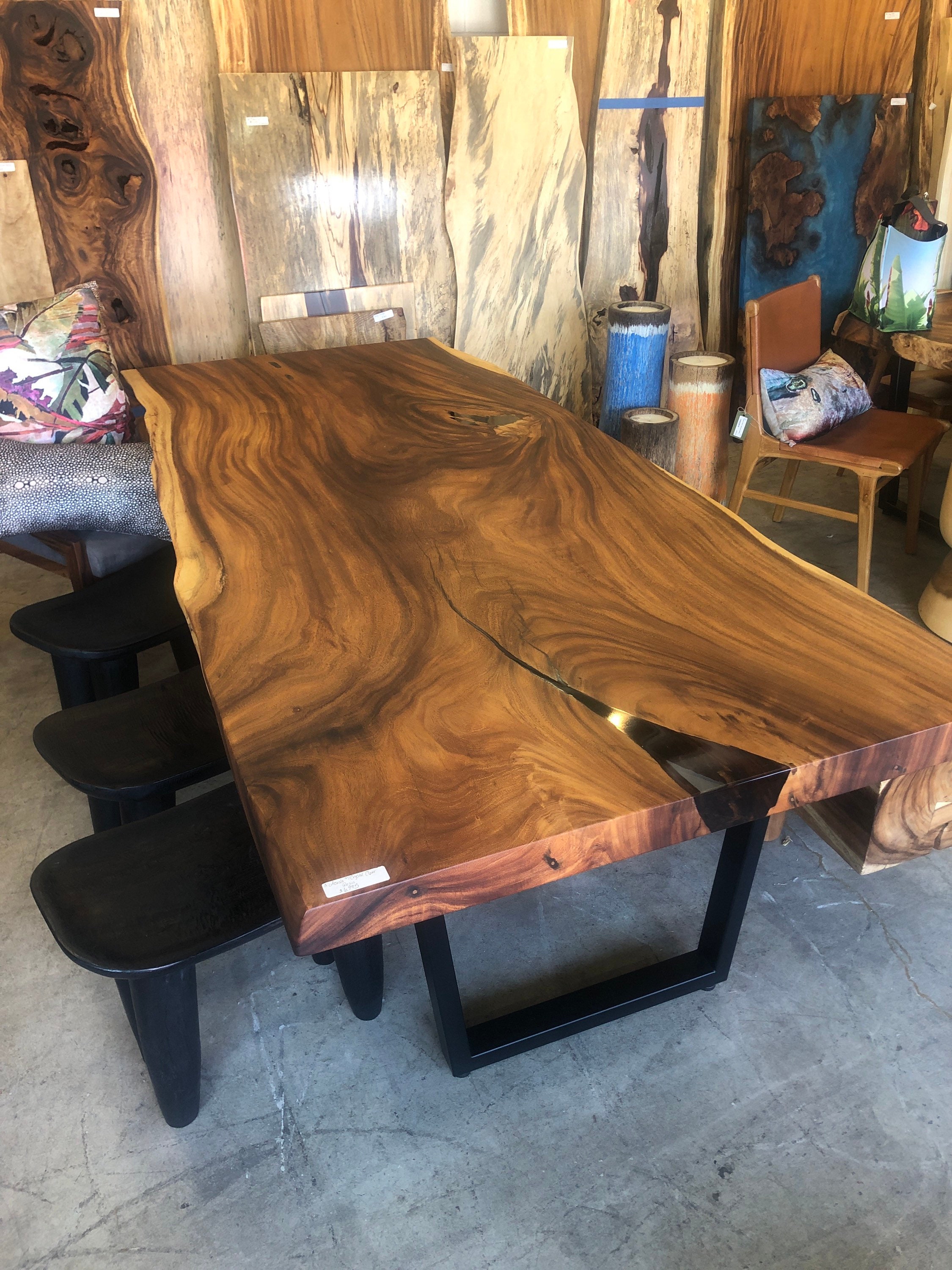 EXAMPLE - Live Edge Dining Table - Etsy