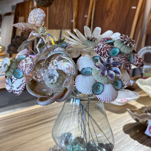 Seashell Flowers - Etsy
