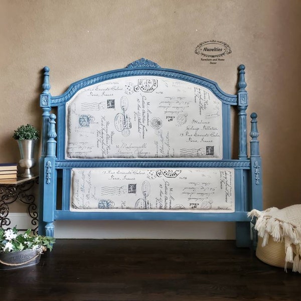 Shabby Chic Headboard - Etsy