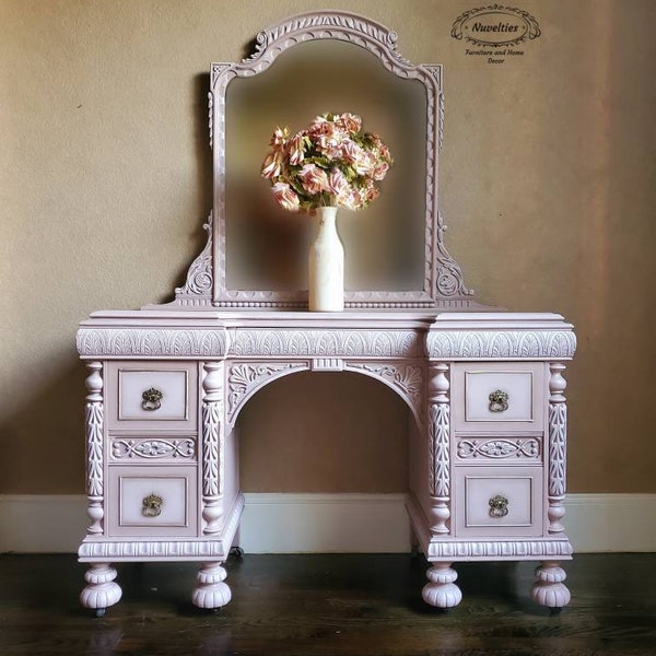 Vintage Vanity Mirror - Etsy