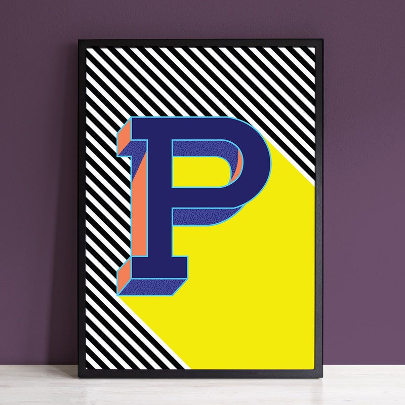 Letter P Print - Etsy