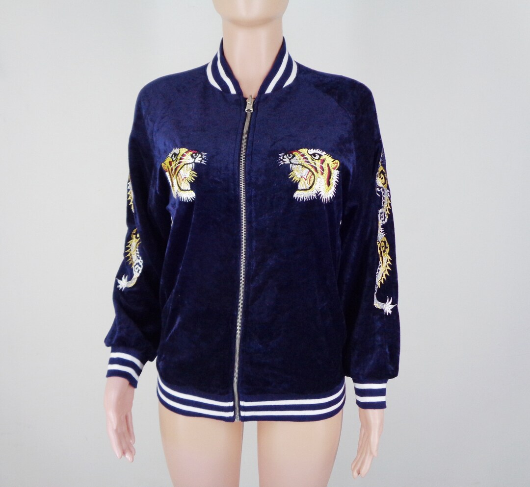 Japanese Sukajan Souvenir Jacket Vintage Sukajan Dragon Jacket Japanese ...
