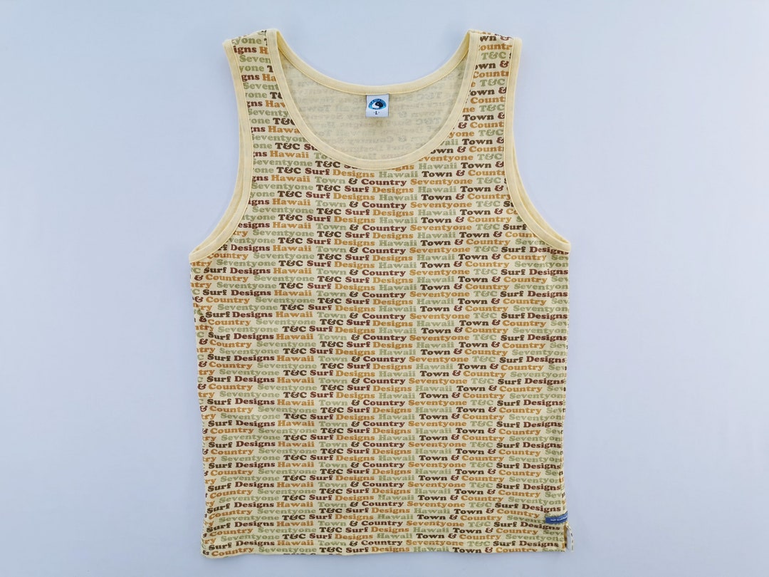 T&C Surf Designs Shirt Vintage T and C Surf Designs Tank Top 90s TC ...