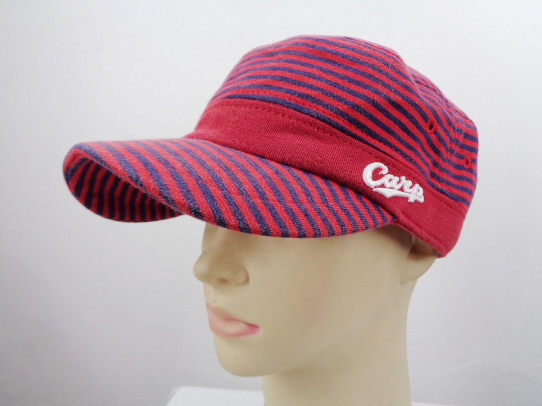 Carp Cap Carp Hat Carp Logo Striped Hat Cap - Etsy