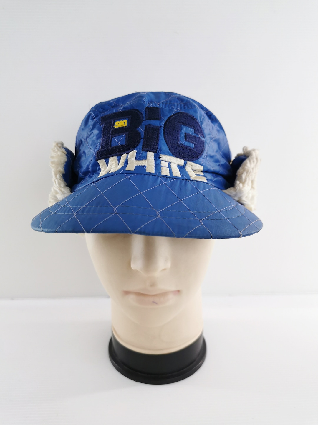 Big White Cap Vintage 80's Big White Winter Ski Cap - Etsy