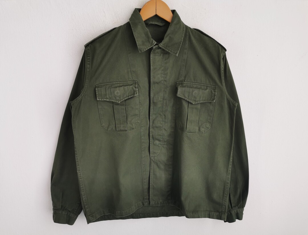 ABL Army Jacket Vintage 70's ABL Army Military Uniform Jacket Size M/L ...