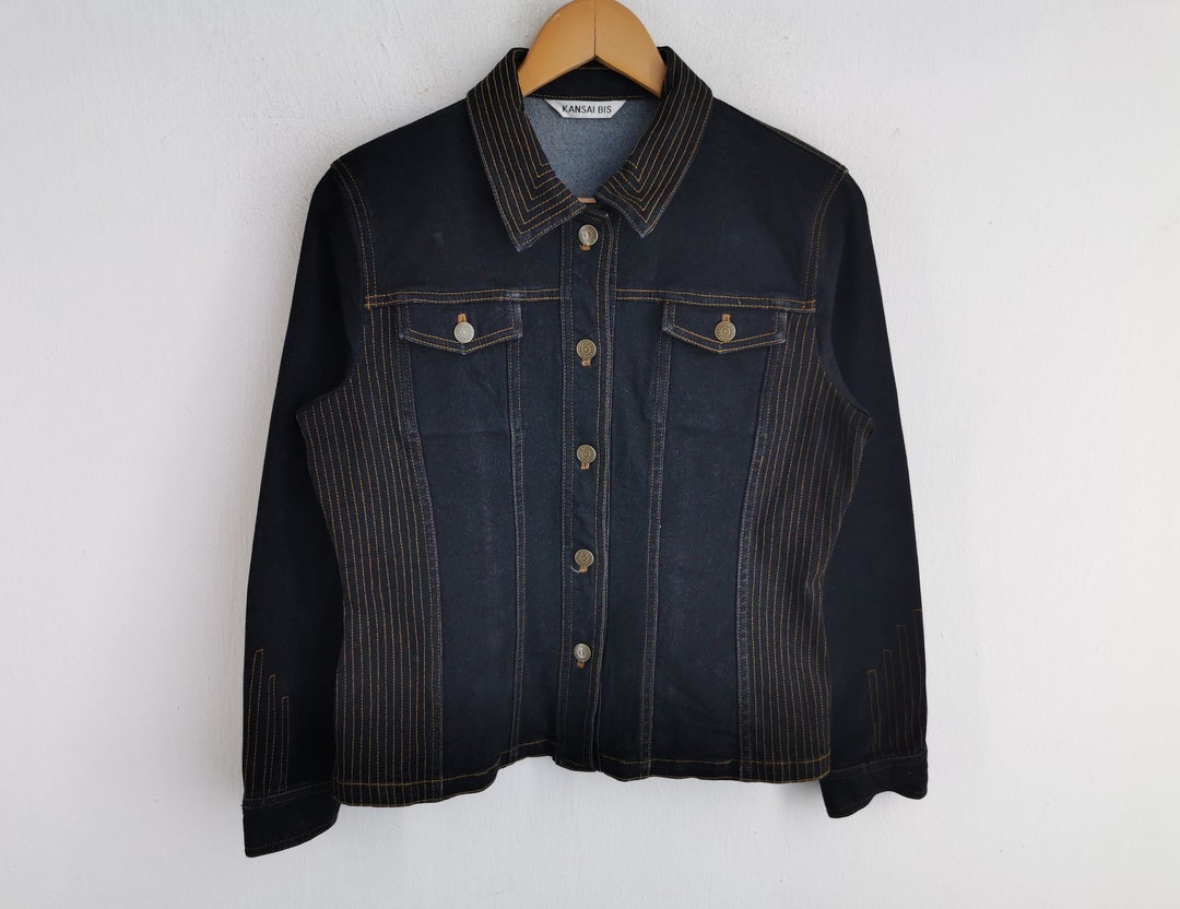 Kansai Bis Jacket Vintage Kansai Bis Jacket Jeans Size S - Etsy