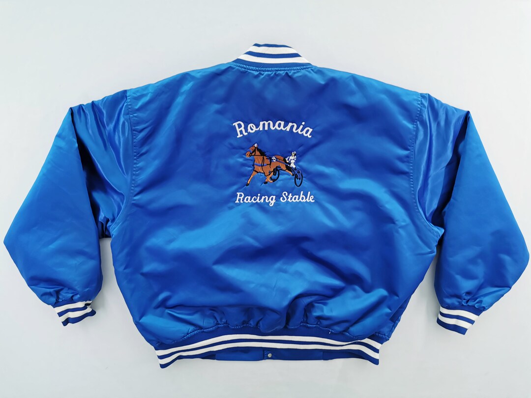 Romania Jacket Vintage Romania Racing Stable Windbreaker Romania Racing ...