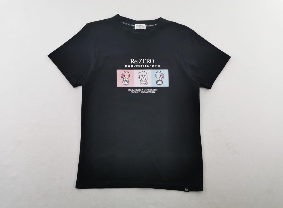 Re: Zero Shirt Re Zero Life in A Different World From Zero Tee T Shirt ...