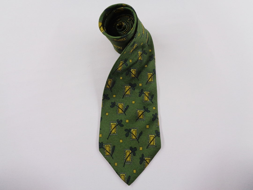 Hugo Boss Tie Vintage Hugo Boss Silk Necktie Vintage Hugo Boss Made in ...