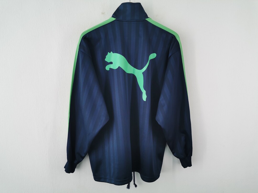 Puma Jacket Vintage Puma Track Jacket 90s Puma Made in Japan Big Logo ...