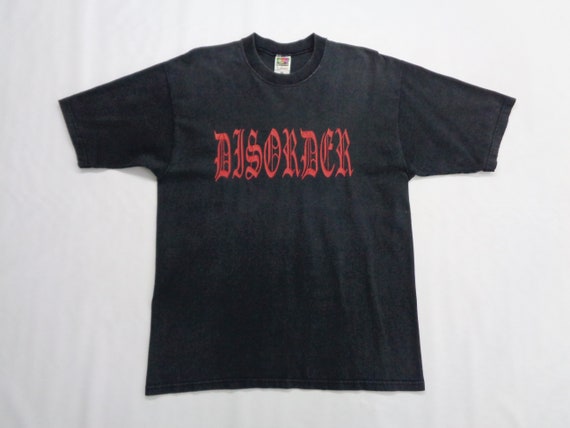 RARE!!! Disorder Shirt Vintage Disorder T Shirt Vinta… - Gem