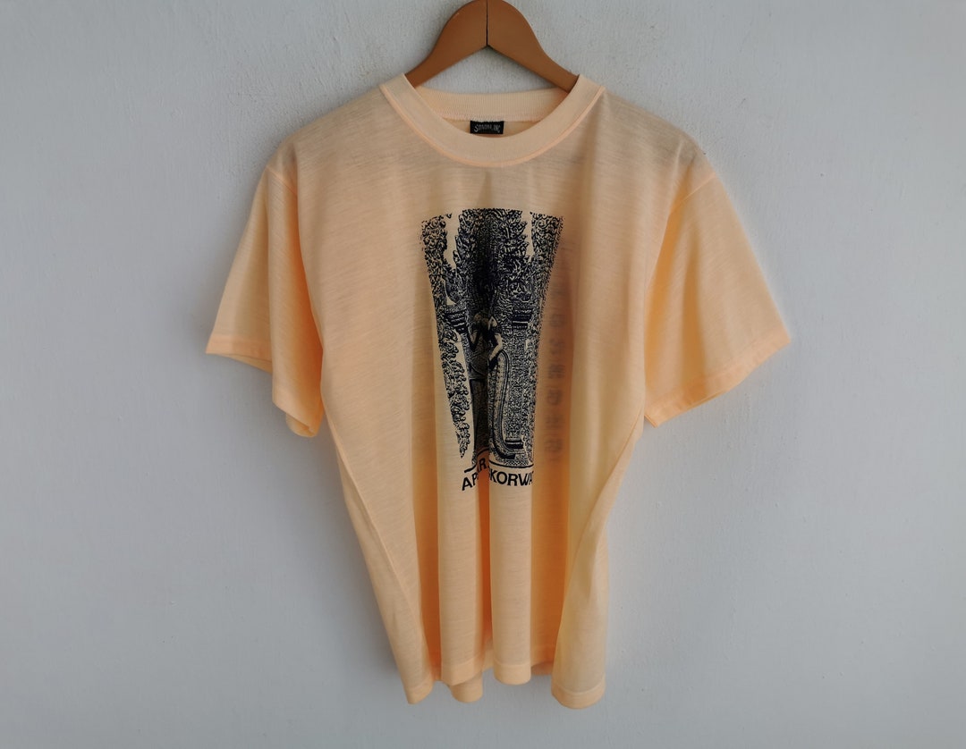Apsara Angkor Wat Shirt Vintage 90s Apsara Angkor Wat Art T Shirt ...