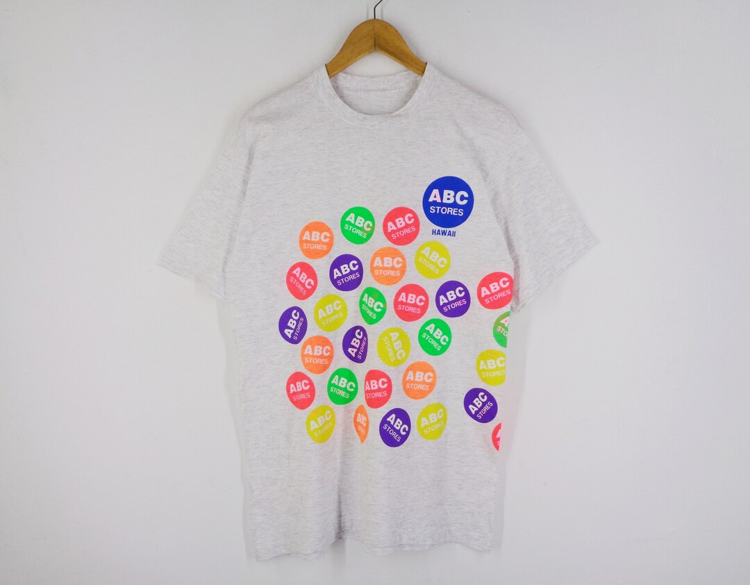 ABC Stores Shirt Vintage ABC Stores T Shirt Vintage ABC Stores Over ...