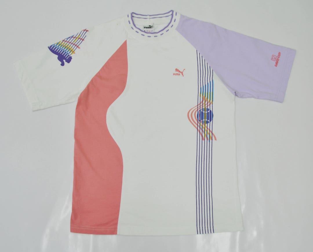 Puma Shirt Vintage Puma T Shirt 90s Puma Made in Portugal Davis Cup ...