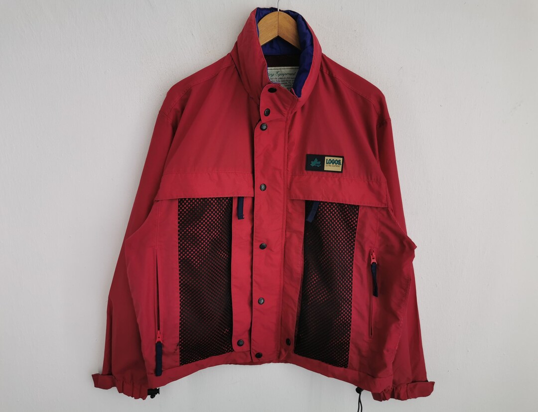 Logos Jacket Vintage 90s Logos Windbreaker Jacket Size M - Etsy