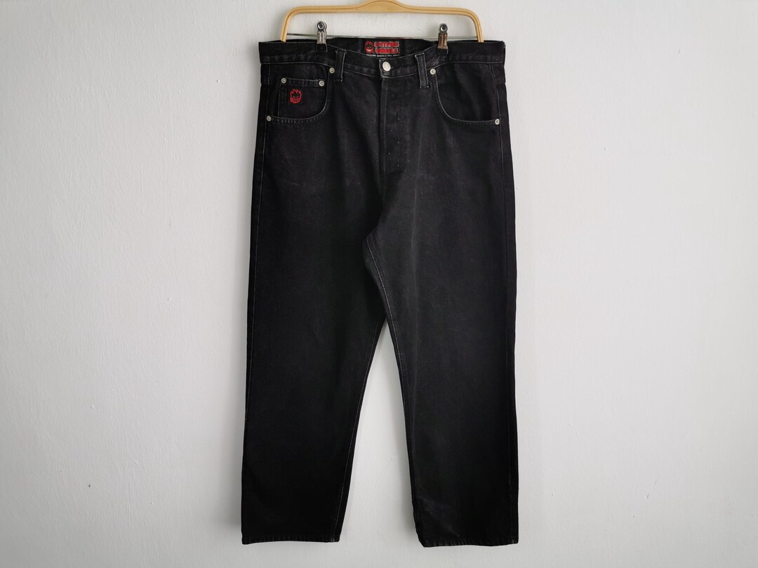 Spitfire Wheels Jeans Vintage 90's Spitfire Wheels Skate Denim Jeans ...