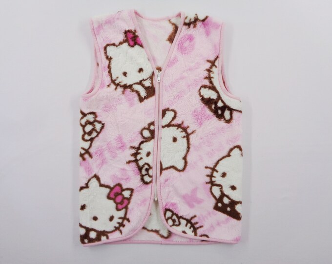 Hello Kitty Jacket Hello Kitty Vest Jacket Hello Kitty Over Print ...