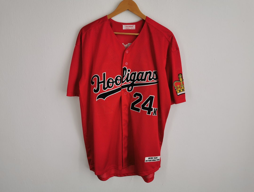 Hooligans Jersey Vintage Hooligans 24 Jersey Shirt Size XL - Etsy