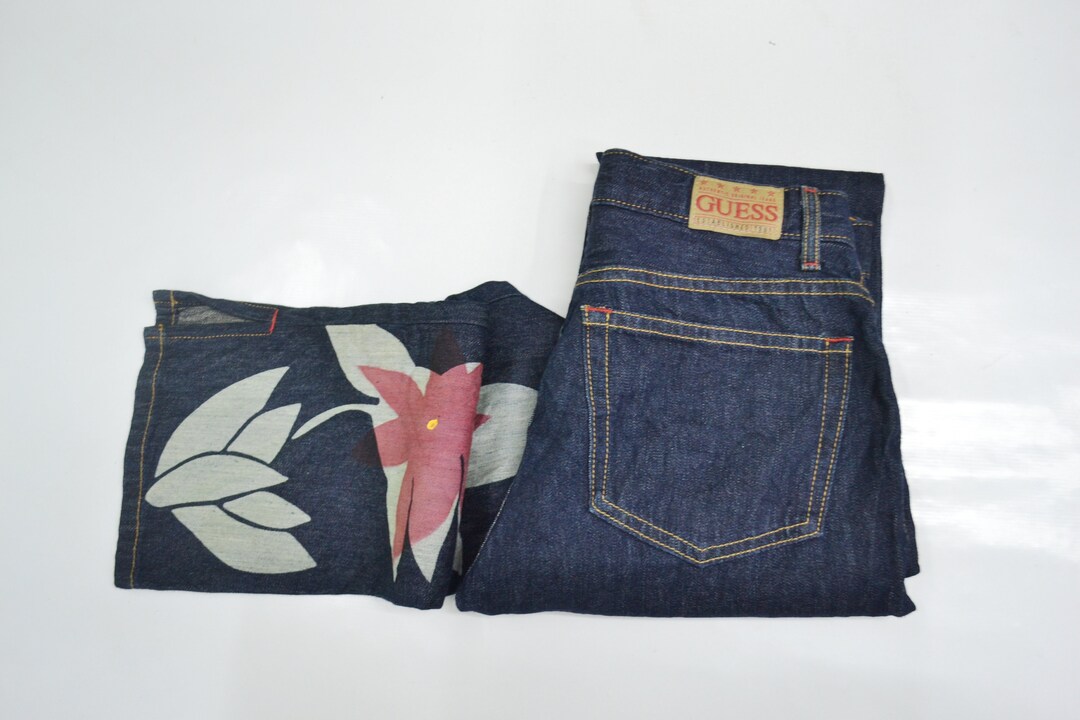 Guess Jeans Vintage Guess Pants 90s Guess Made in USA Denim Jeans Pants ...