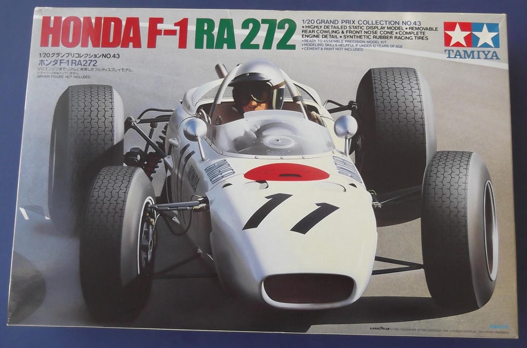 1996 Tamiya 1/20 Honda RA 272 F-1 Racing Car Model Kit - 20043-2000 - Etsy