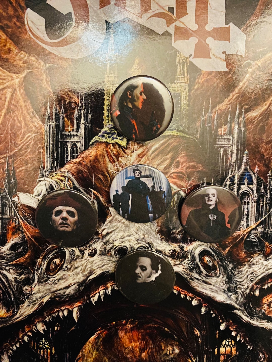 Ghost Band Cardinal Copia Pin Back Buttons 1.25 Inch - Etsy