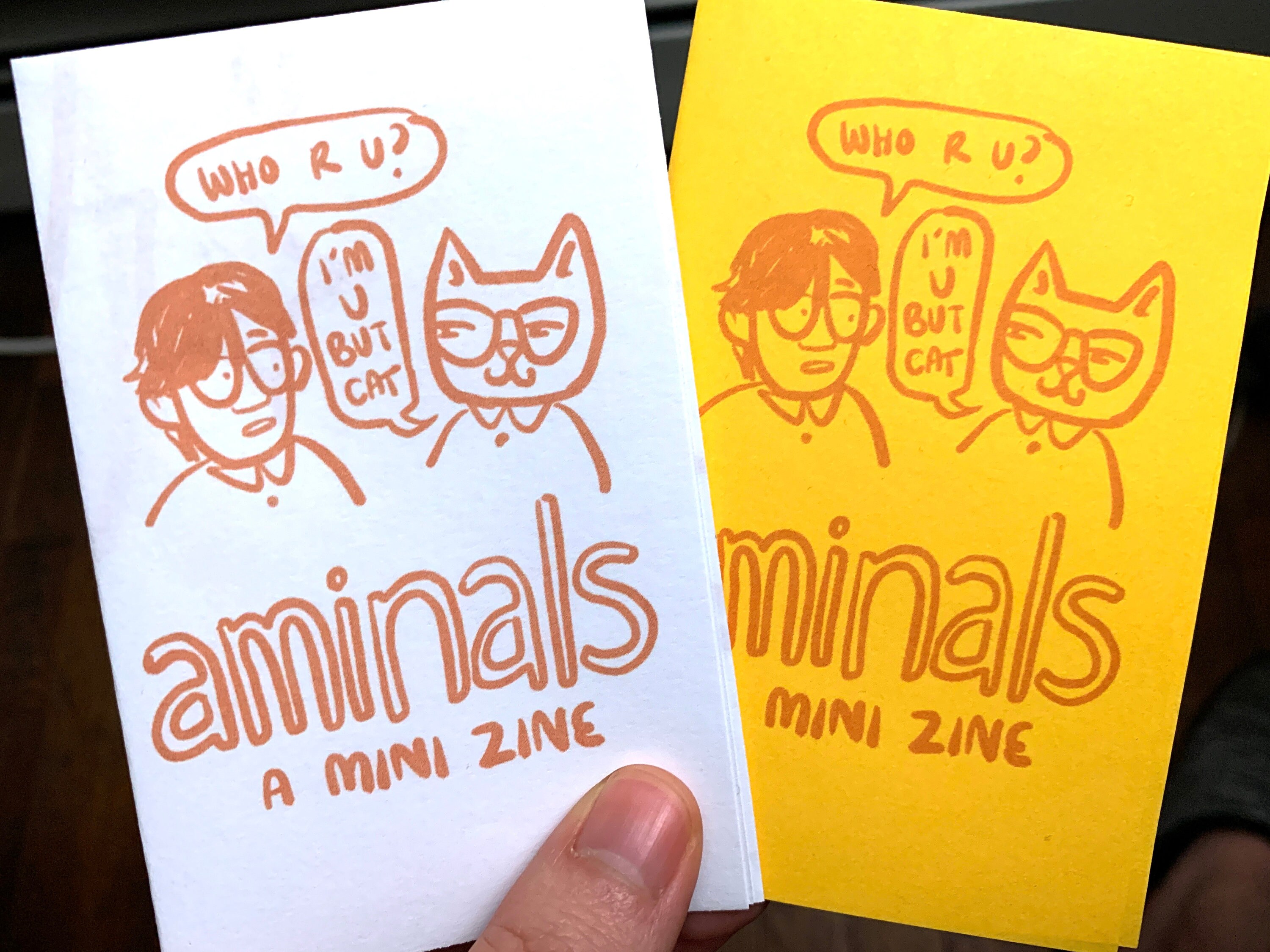 AMINALS: a Mini Zine of Good Bad Animal Art | Etsy