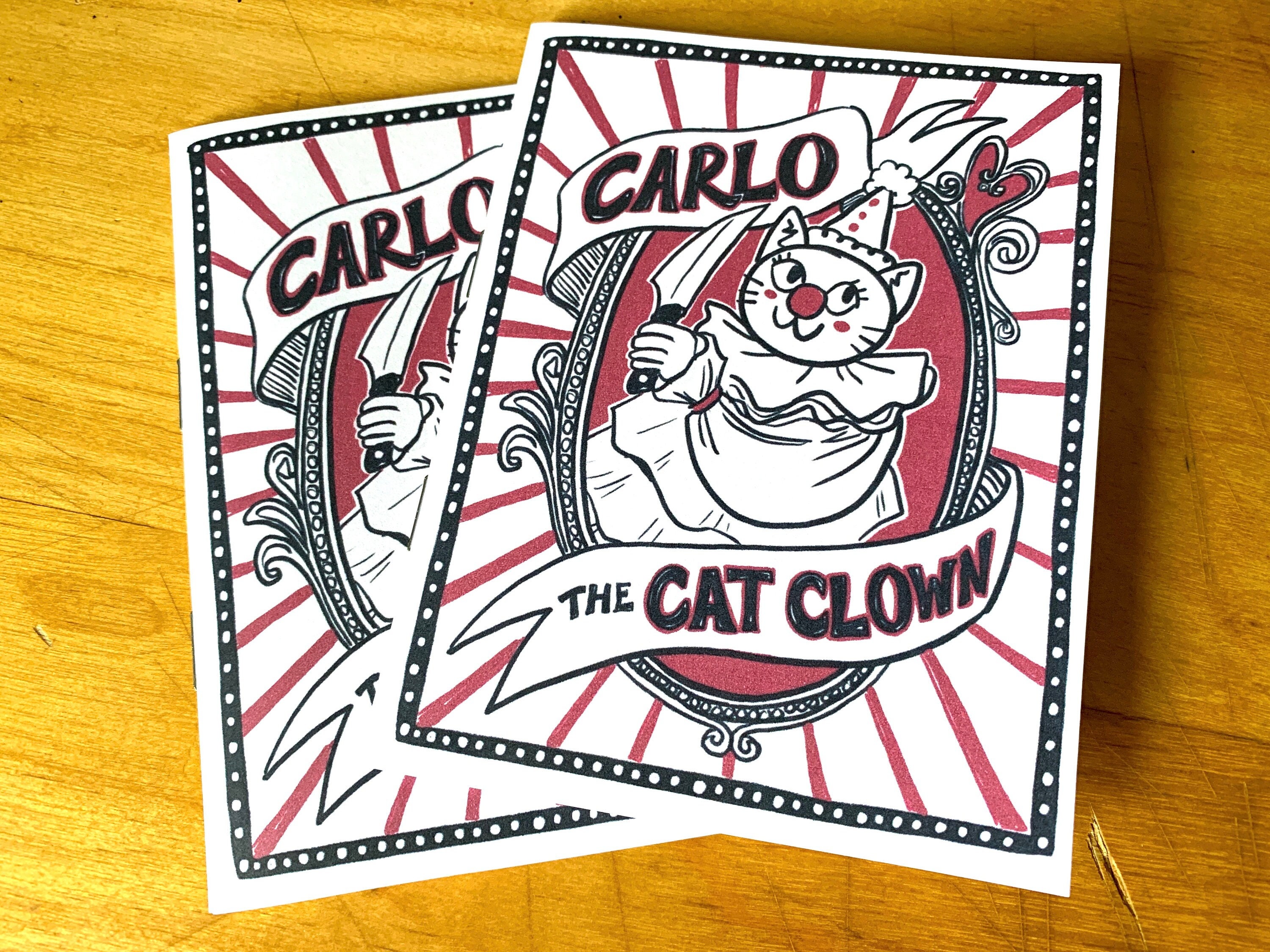 Carlo the Cat Clown! Mini Comic Art Zine - Etsy