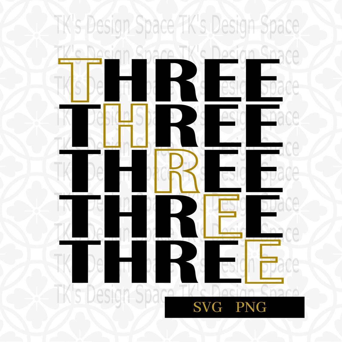 Three SVG 3rd Birthday SVG 3rd Birthday Third Birthday Svg - Etsy