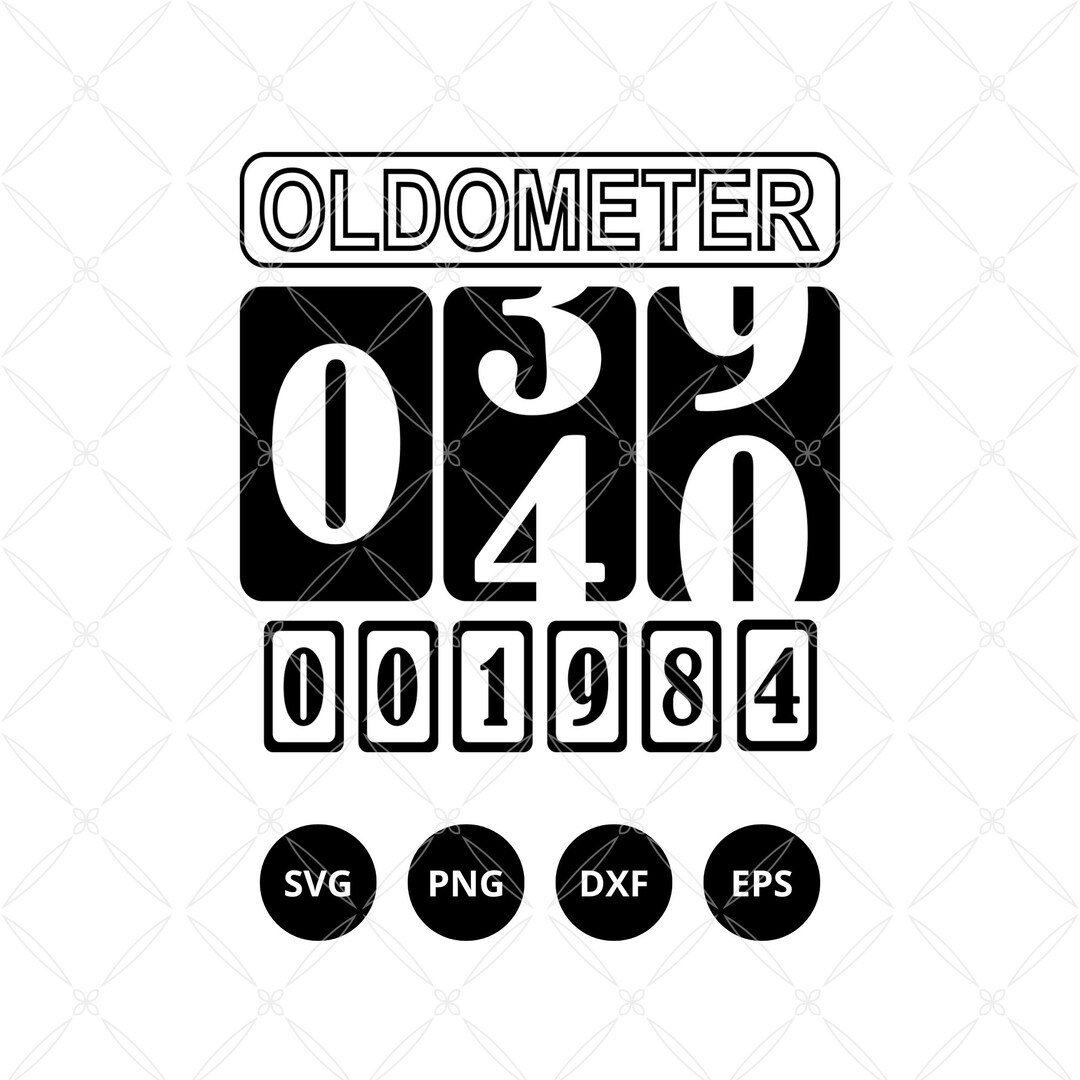 40th Birthday Svg Png Dxf Eps 40 Years Old Svg 40th Birthday Shirt 40th ...