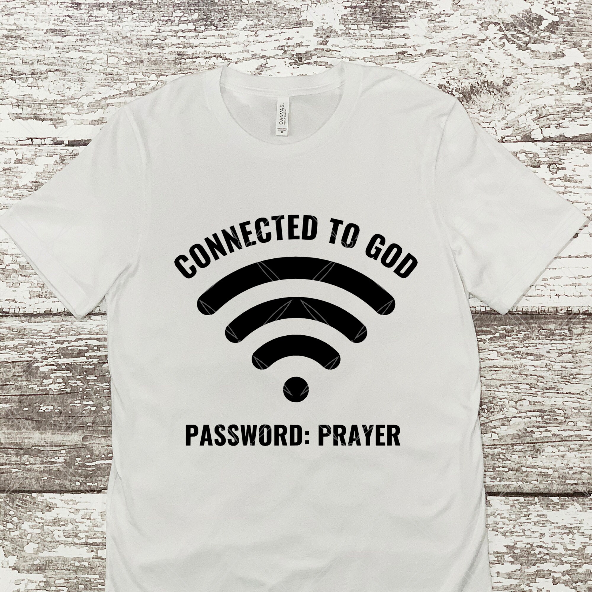 Connected to God Svg Png Dxf Eps, Prayer Svg, - Etsy