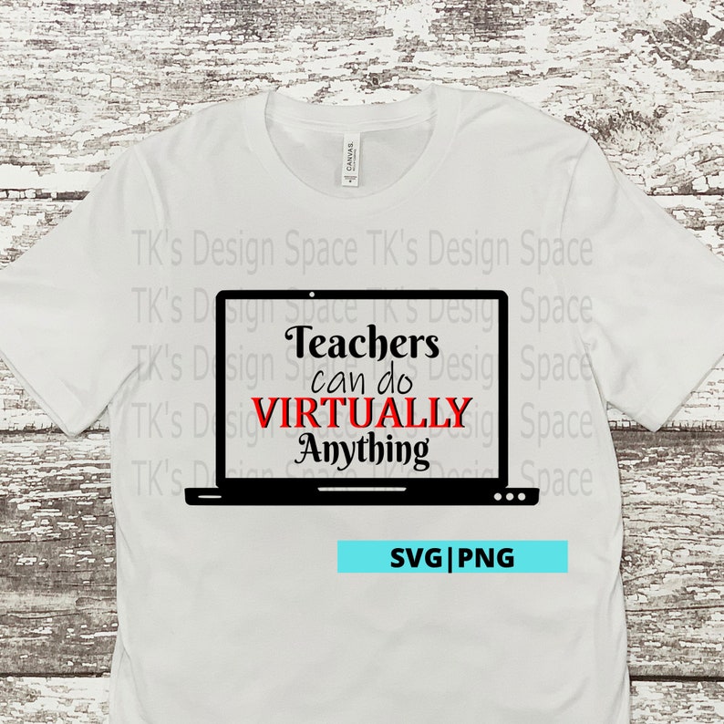 Teachers Can Do Virtually Anything SVG - Etsy