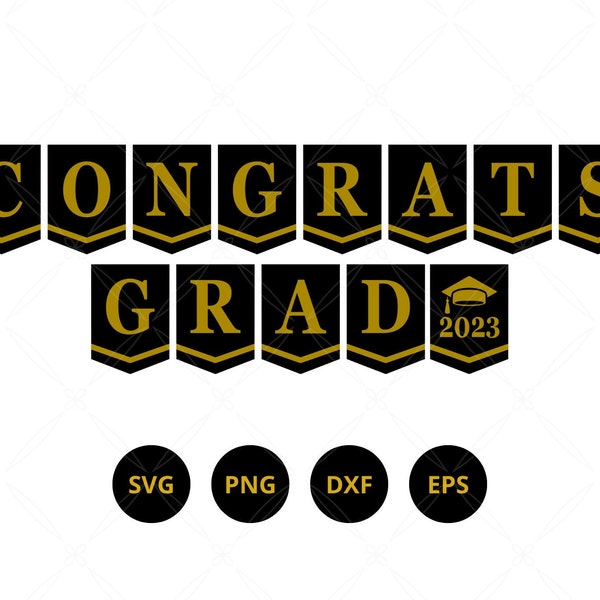 Graduation Banner Svg - Etsy