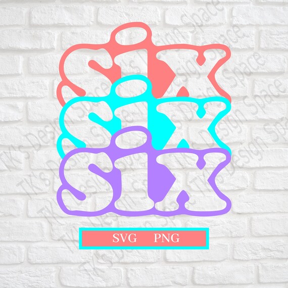 6th Birthday SVG 6th Birthday Six SVG Sixth Birthday Svg - Etsy