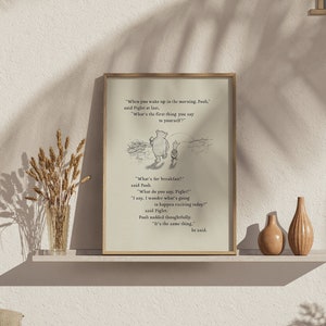 When You Wake up in the Morning, Pooh... Pooh Quotes Classic Vintage ...